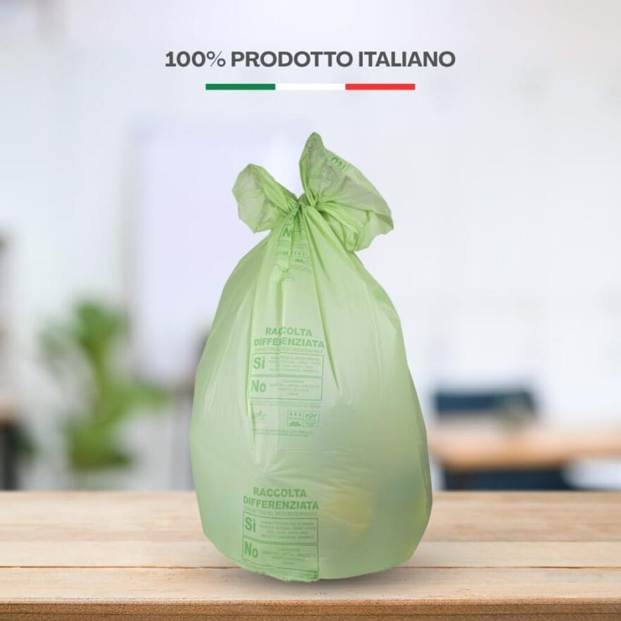 Sacchetti biodegradabili per organico 70x110cm